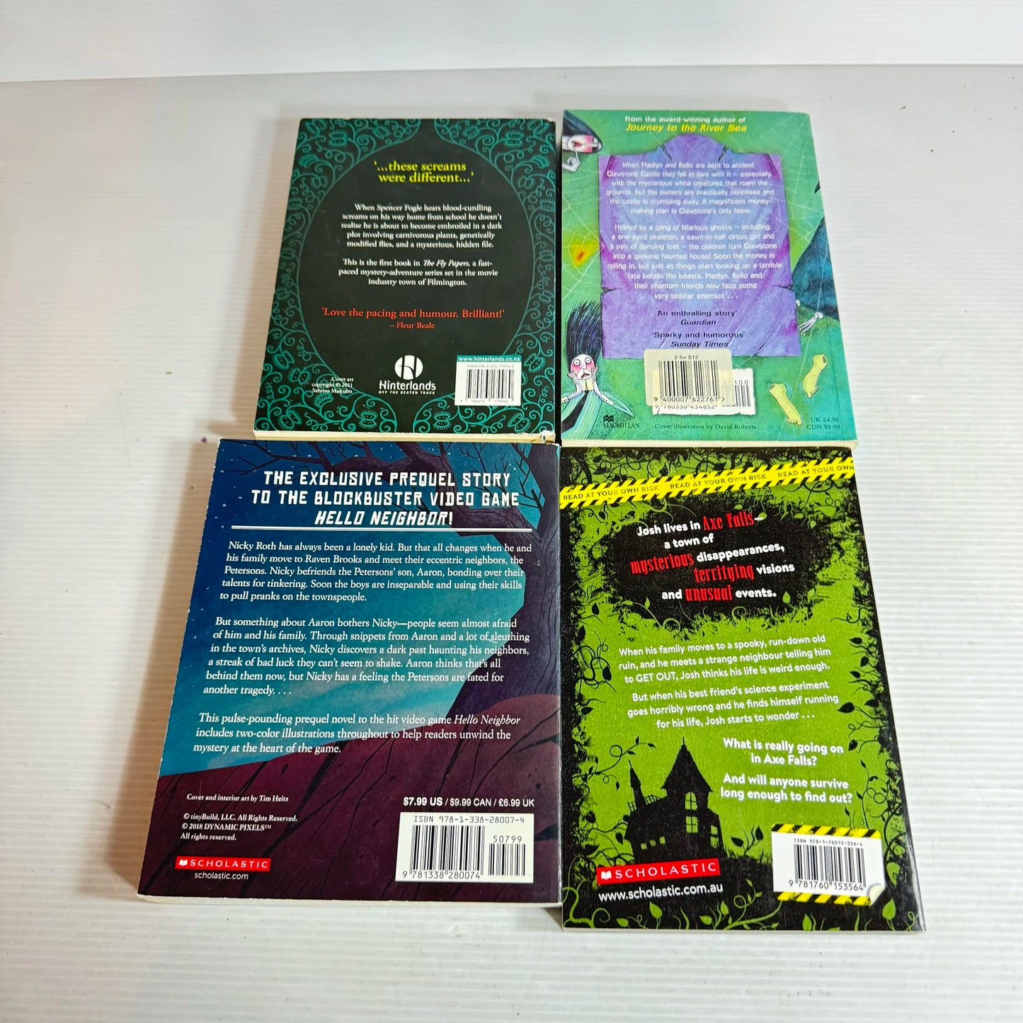 Scary Children's Chapter Book Bundle x 4 Books (501) – Second Chance Books