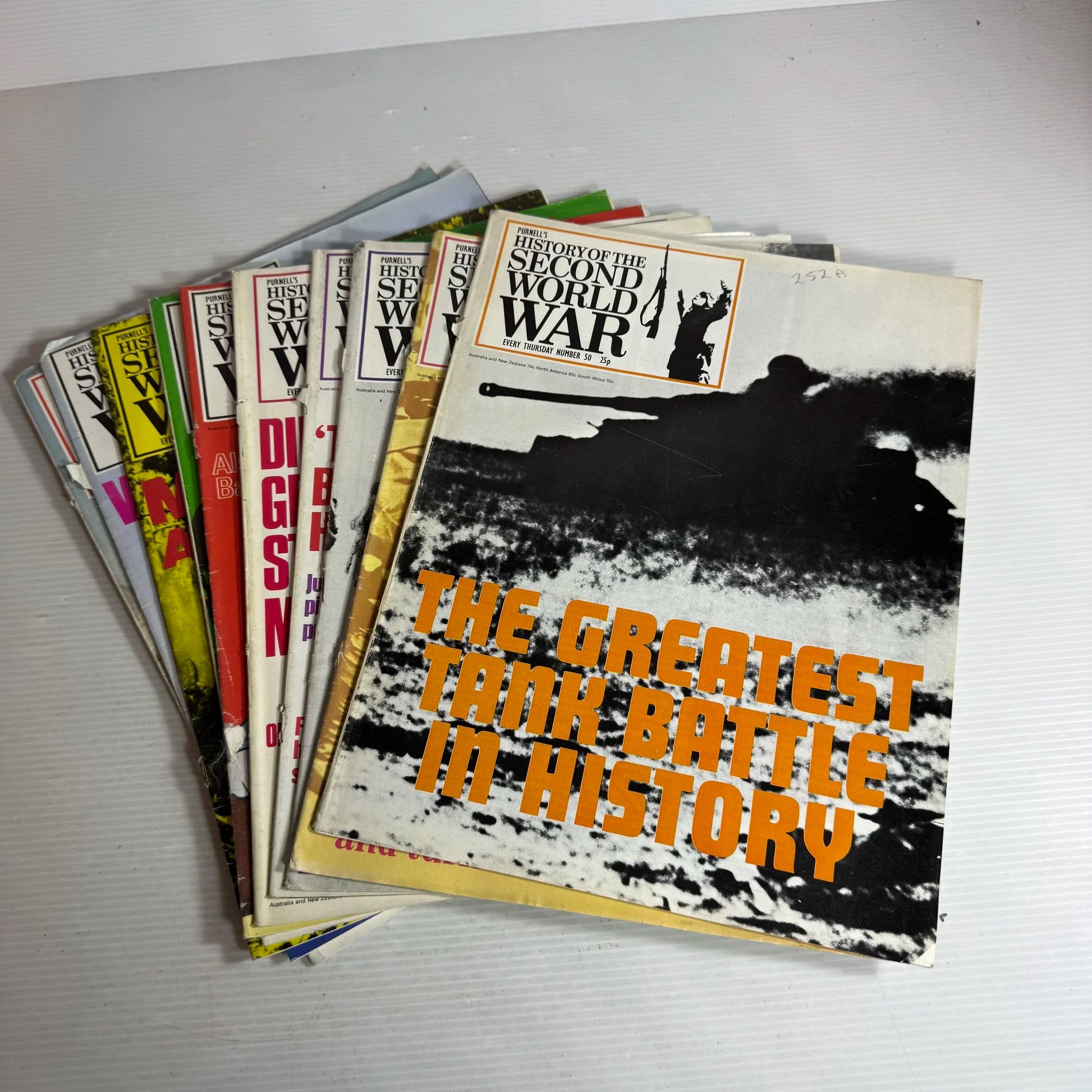 Purnell's History Of The Second World War Magazine Bundle x10 (Issues ...