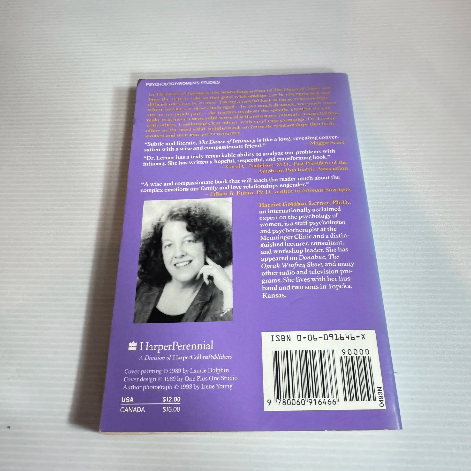 The Dance Of Intimacy - Harriet Goldhor Lerner, Ph.D. – Second Chance Books
