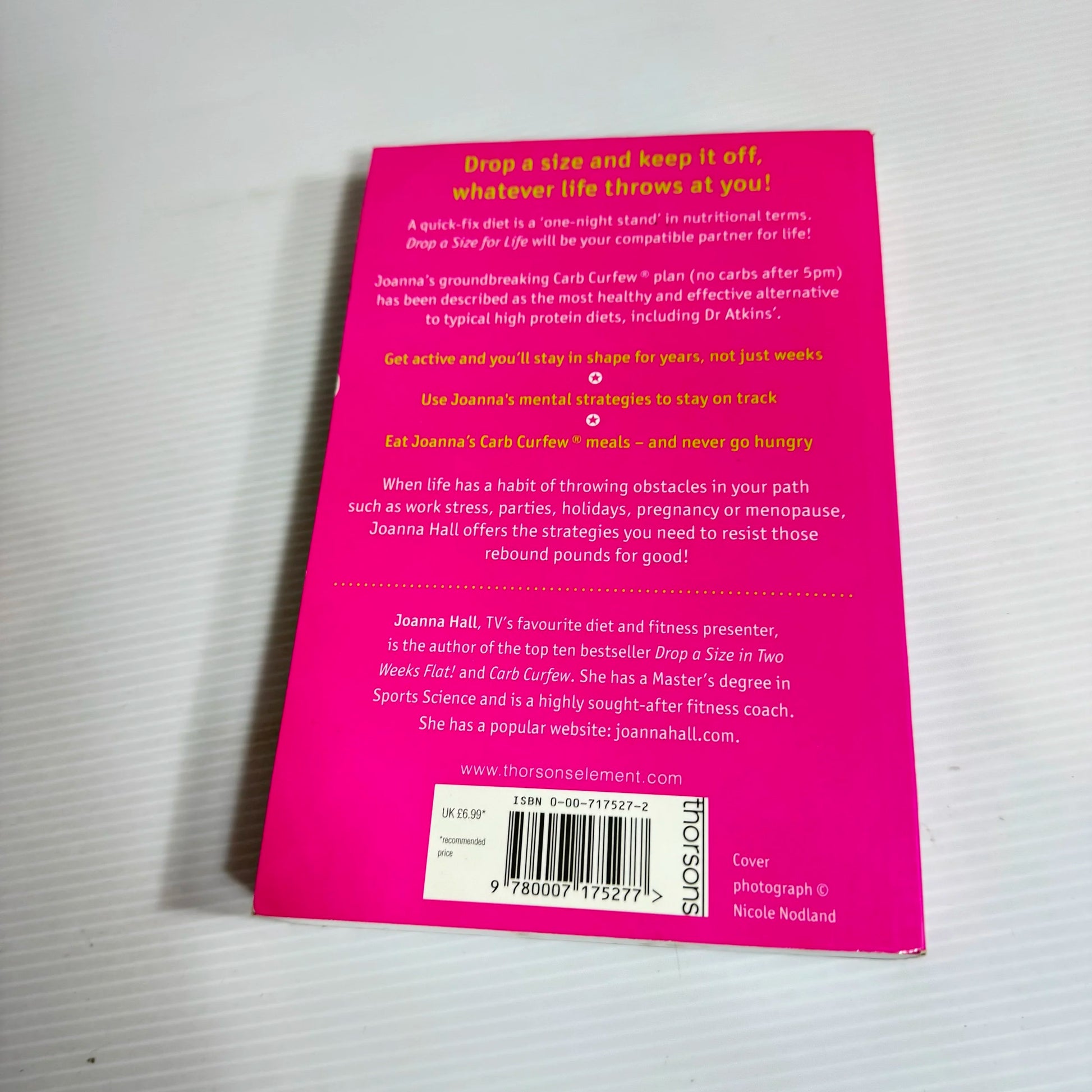 Drop A Size For Life - Joanna Hall – Second Chance Books