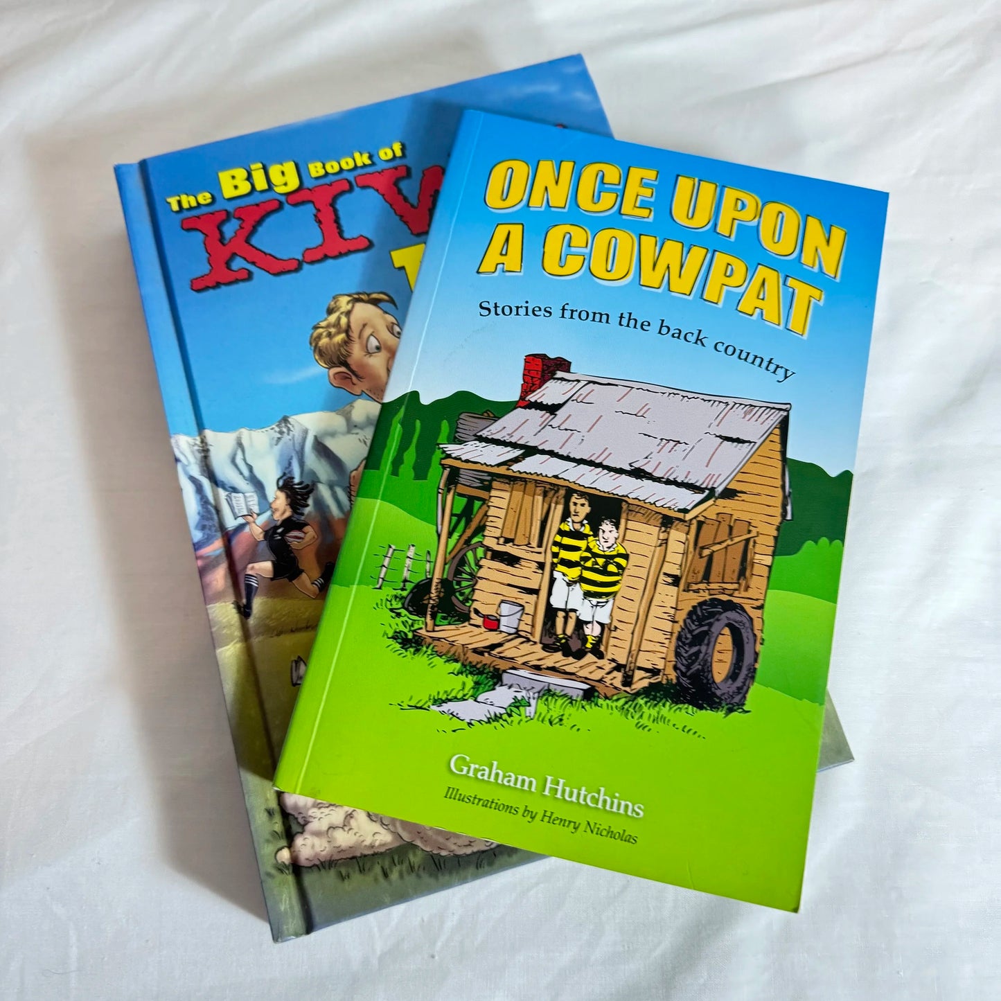 Graham Hutchins Book Bundle x 2 Once Upon A Cowpat & The Big Book of K ...
