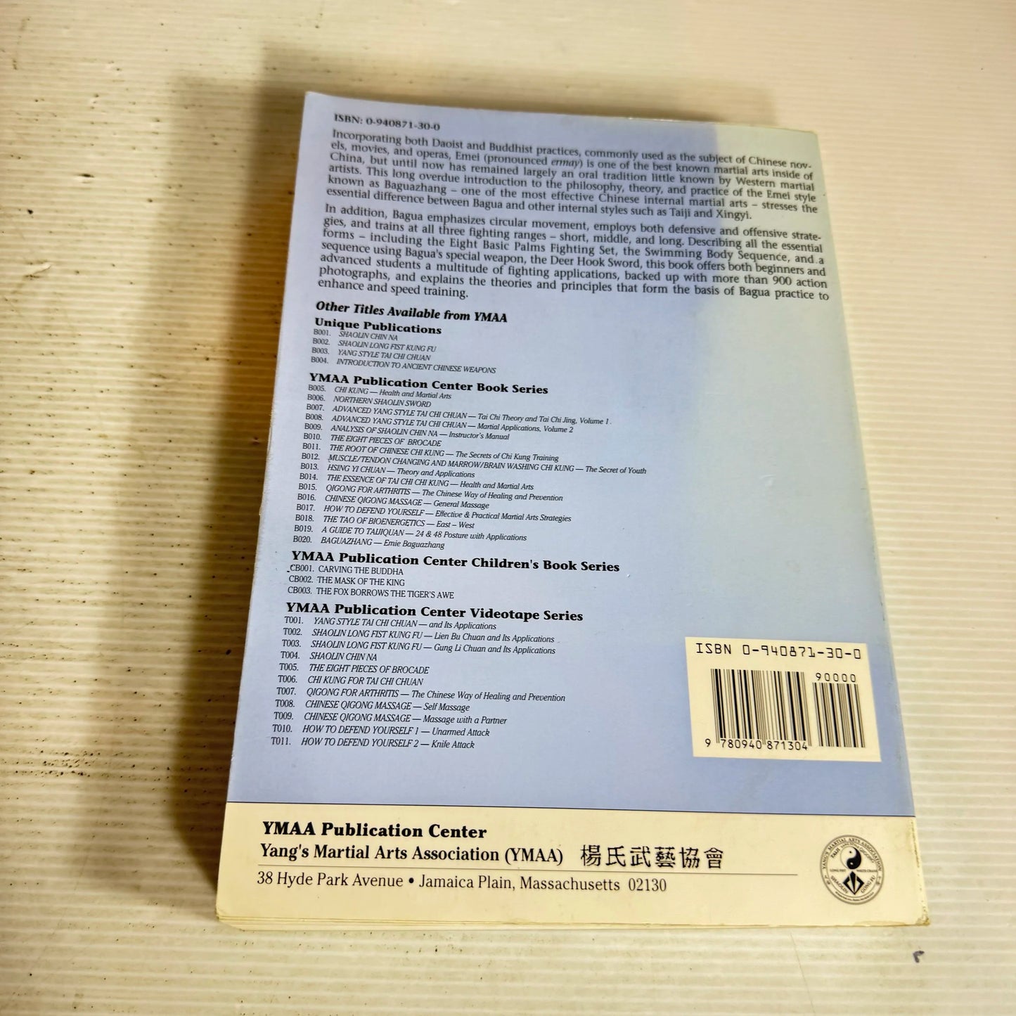 Chinese Internal Martial Arts : Baguazhang - Emei Baguazhang Theory an ...