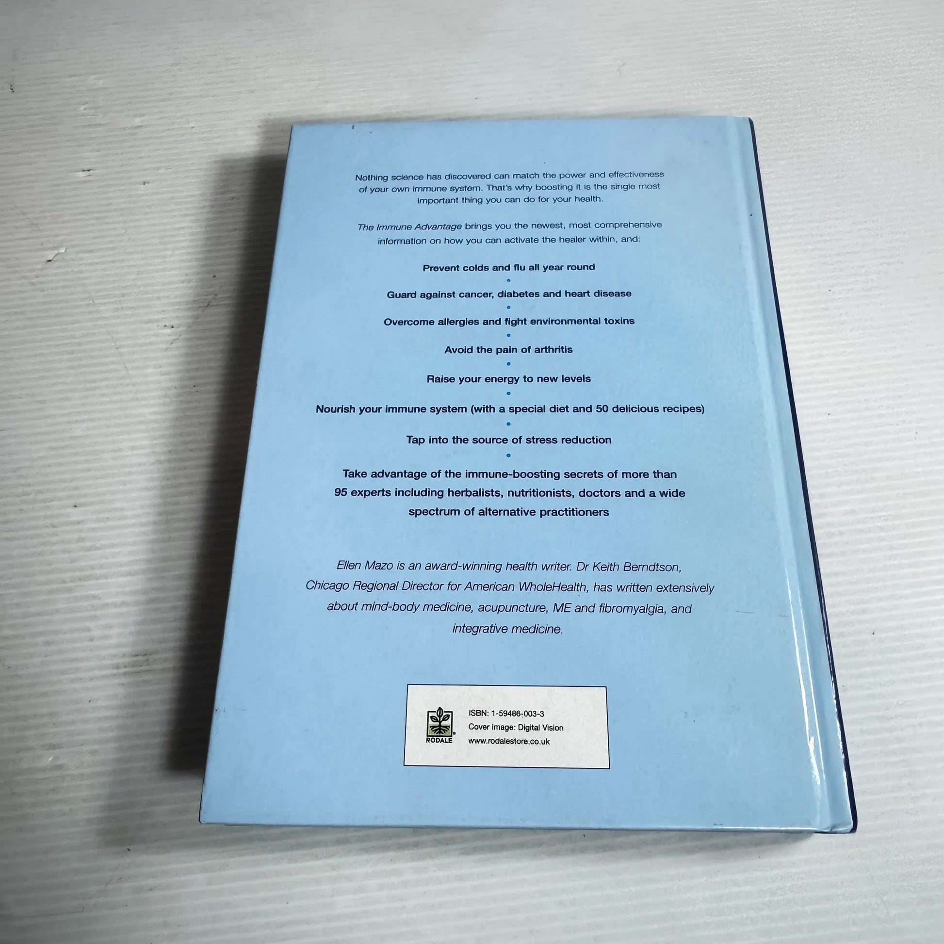 The Immune Advantage: How To Boost Your Immune System - Ellen Mazo And ...